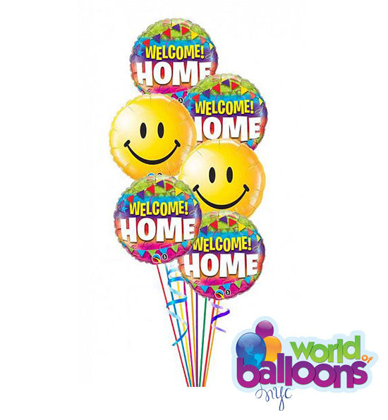 Welcome Home Balloon Bouquet – WorldBalloonsNYC