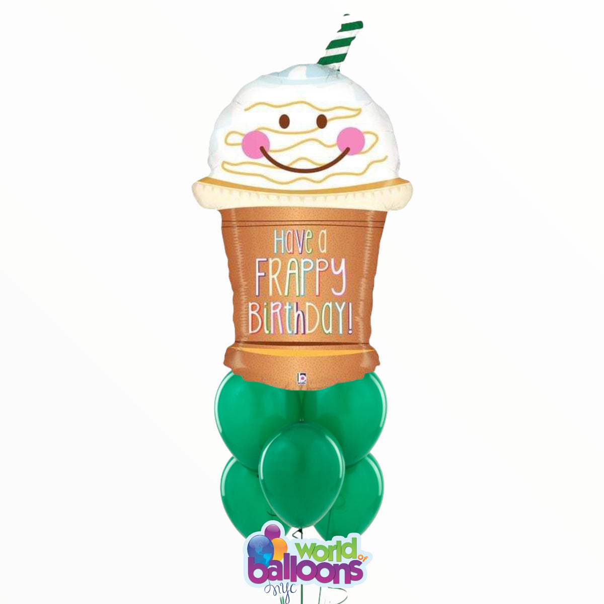 Have A Happy Frappy Birthday 8pc – WorldBalloonsNYC
