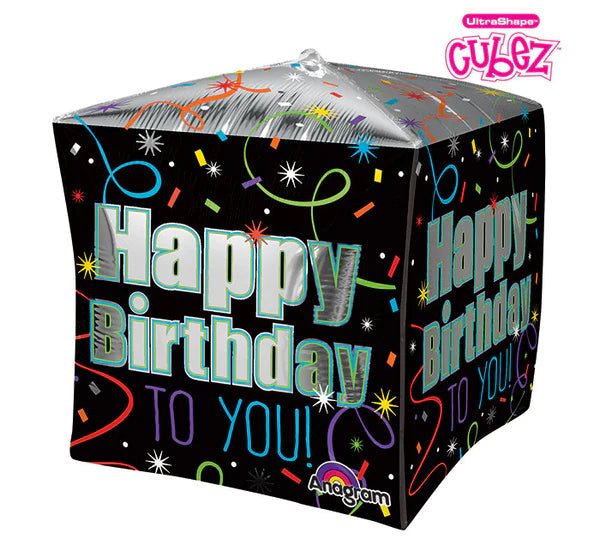 Cubez Happy Birthday Balloon Bouquet 7pcs – WorldBalloonsNYC